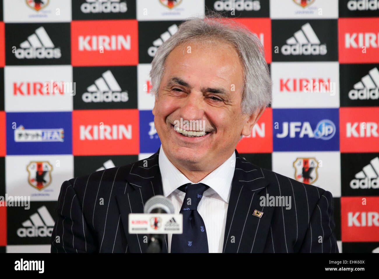 Tokyo, Japan. 13th Mar, 2015. Vahid Halilhodzic (JPN) Football/Soccer ...