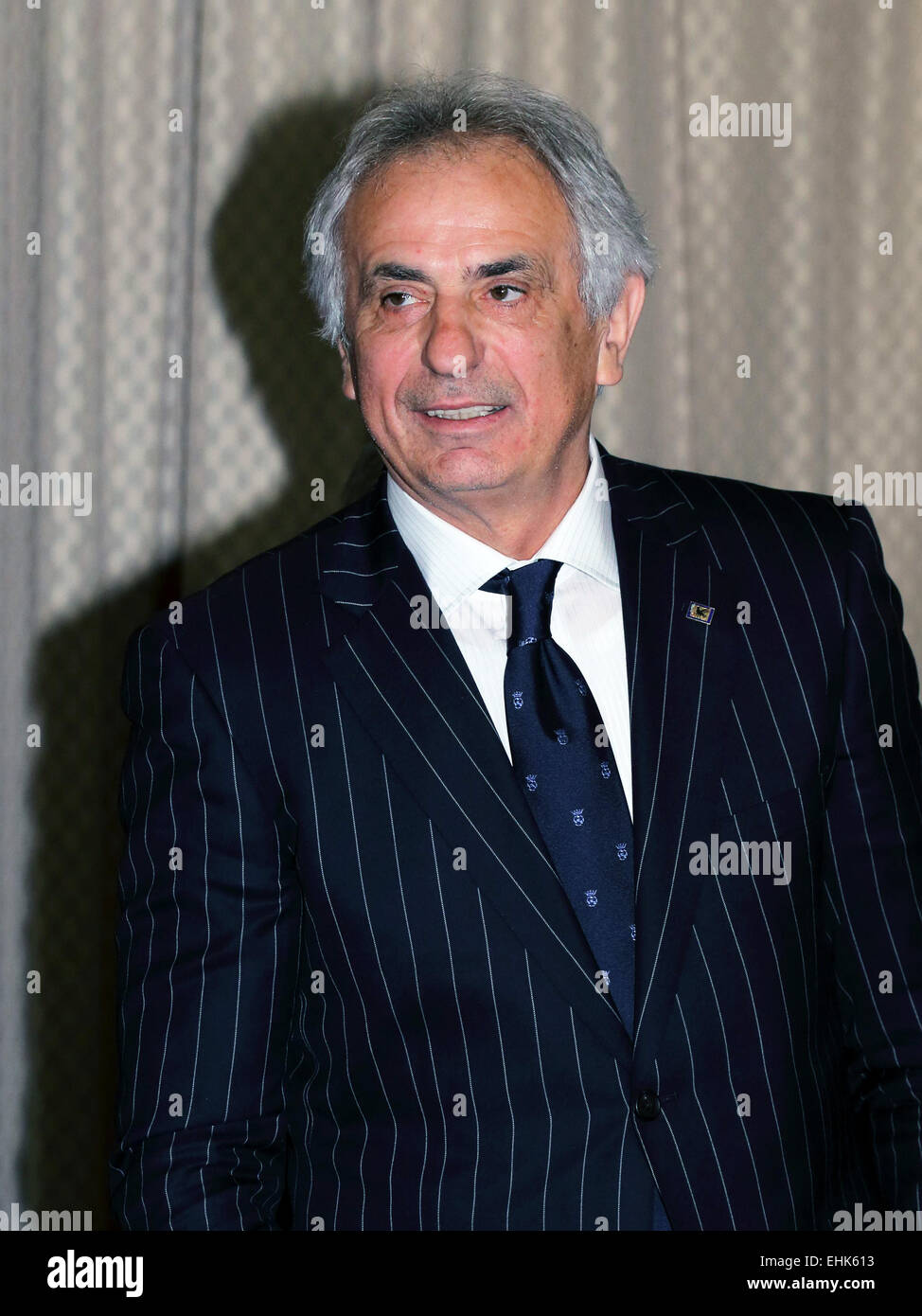 Tokyo, Japan. 13th Mar, 2015. Vahid Halilhodzic (JPN) Football/Soccer ...
