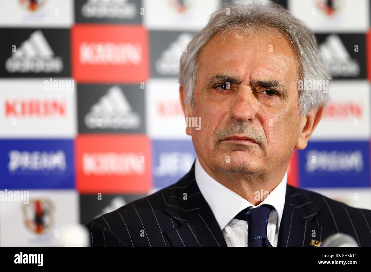 Tokyo, Japan. 13th Mar, 2015. Vahid Halilhodzic (JPN) Football/Soccer ...