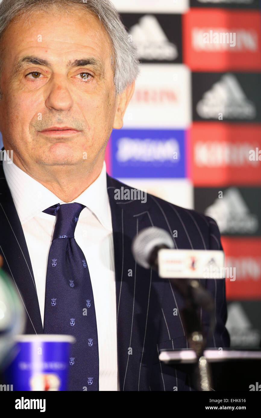 Tokyo, Japan. 13th Mar, 2015. Vahid Halilhodzic (JPN) Football/Soccer ...