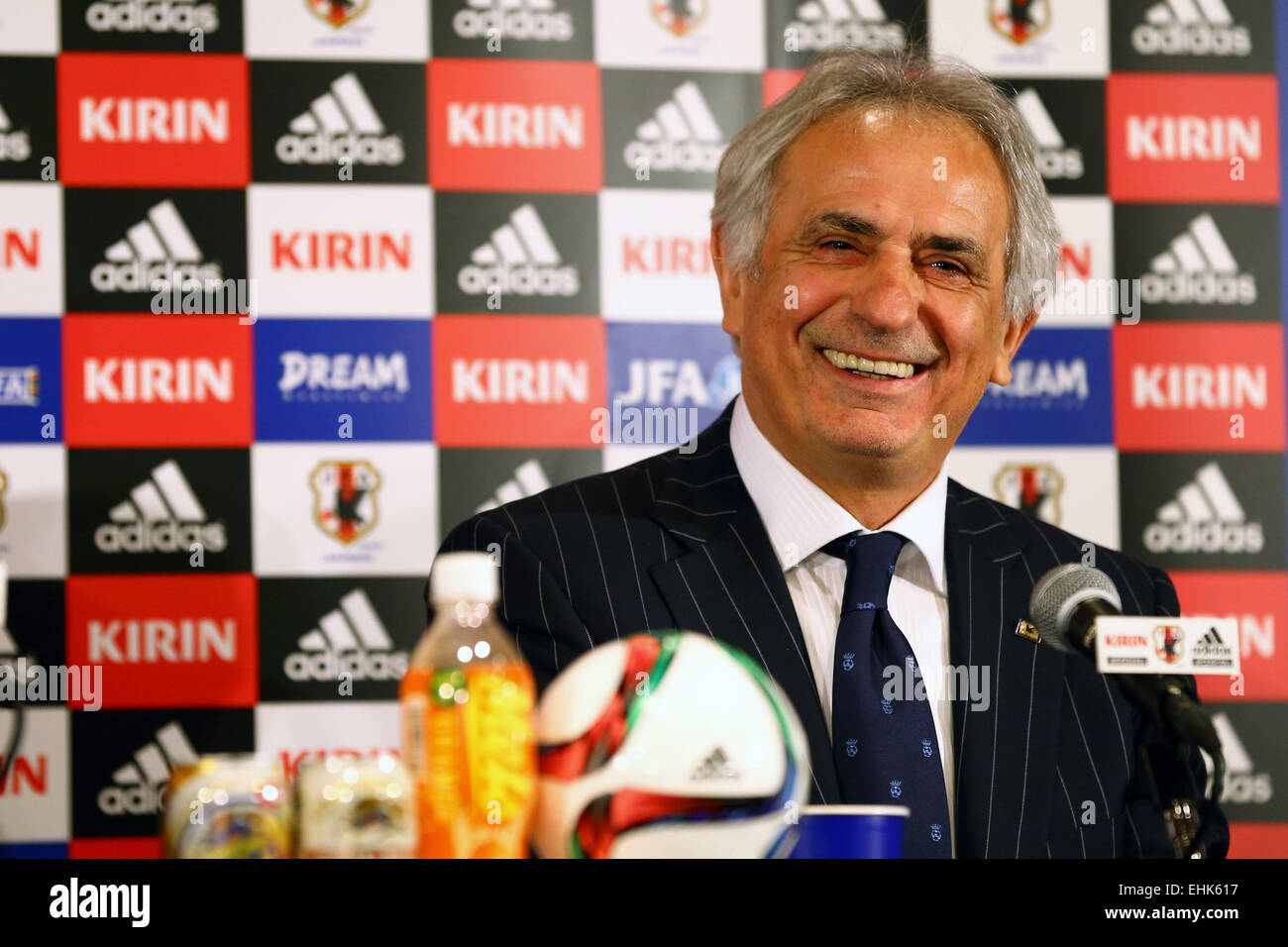 Tokyo, Japan. 13th Mar, 2015. Vahid Halilhodzic (JPN) Football/Soccer ...
