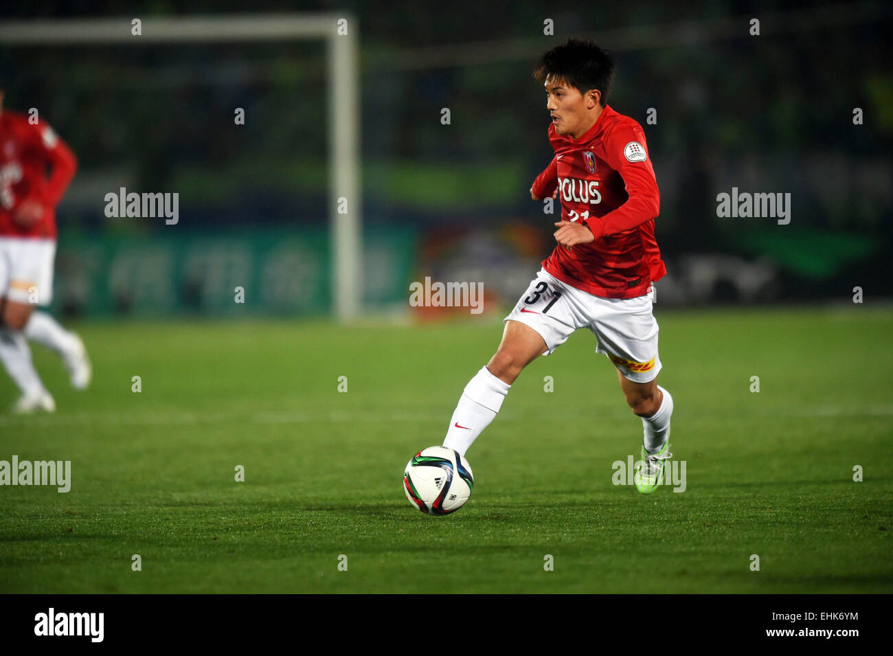 Shonan BMW Stadium Hiratsuka, Kanagawa, Japan. 7th Mar, 2015. Toshiyuki ...