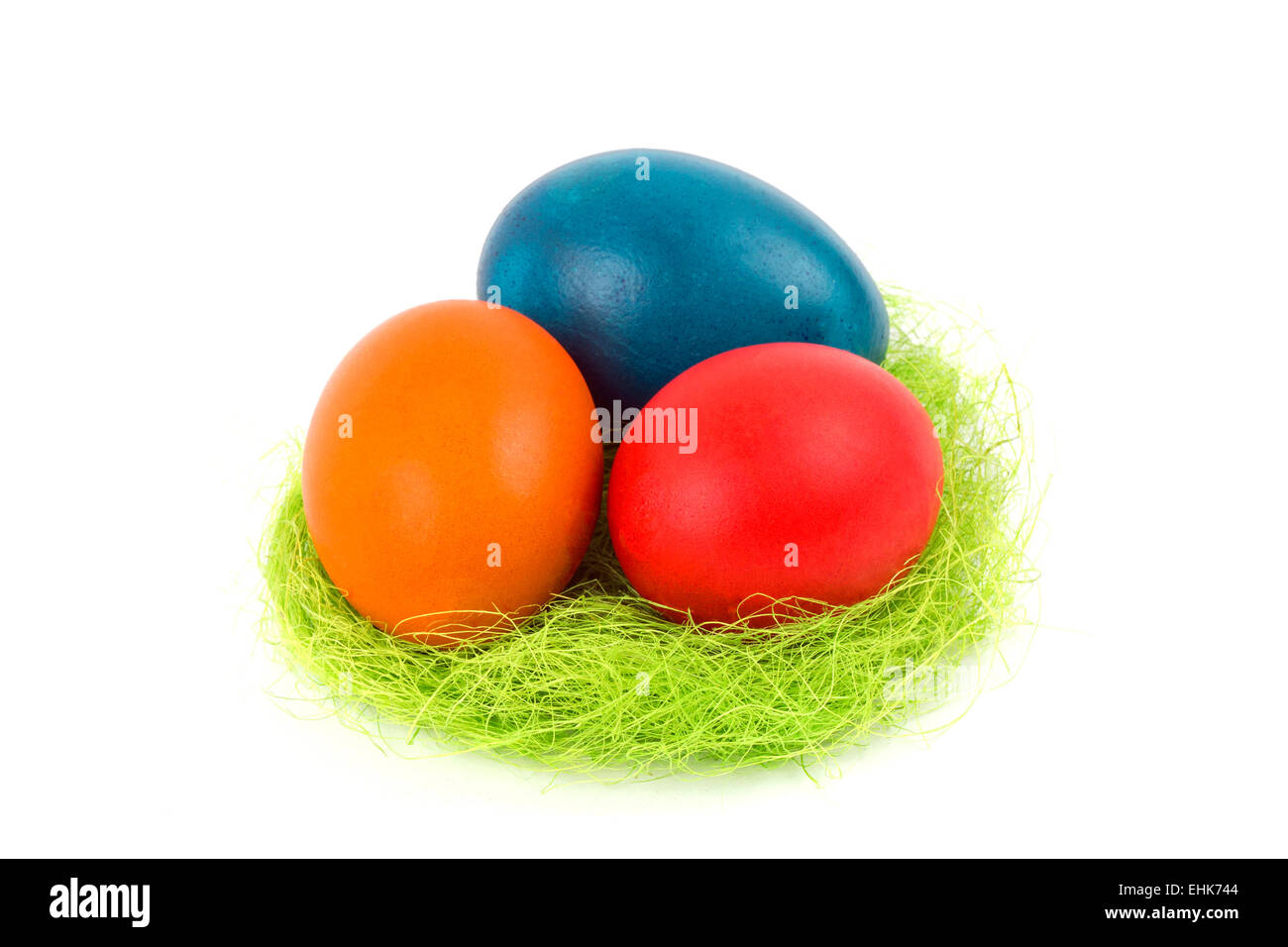 Nest eggs on table Cut Out Stock Images & Pictures - Alamy