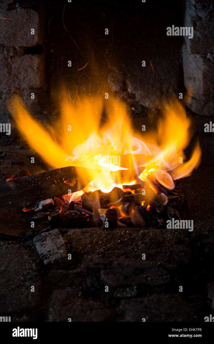Blacksmith furnace hi-res stock photography and images - Alamy