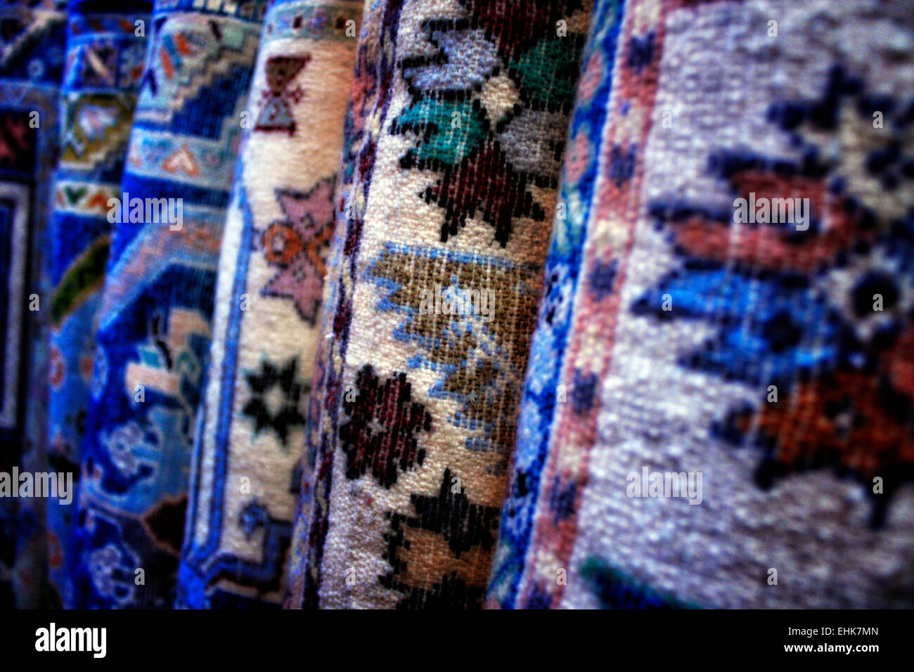 Carpet market in morocco hi-res stock photography and images - Alamy