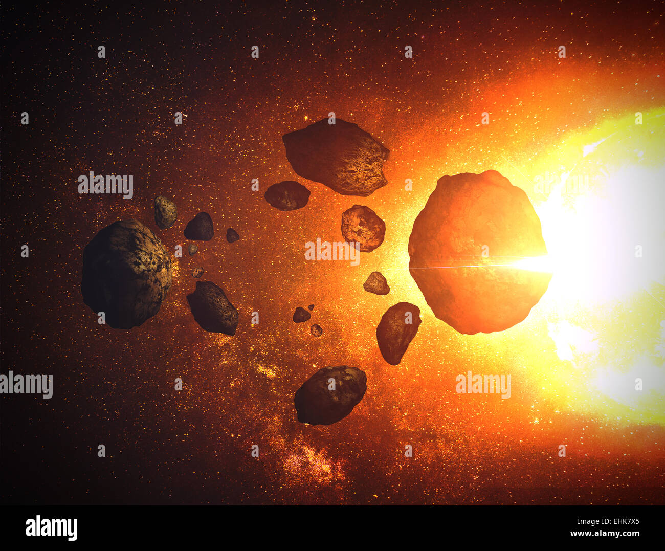 Galaxy with star hi-res stock photography and images - Alamy