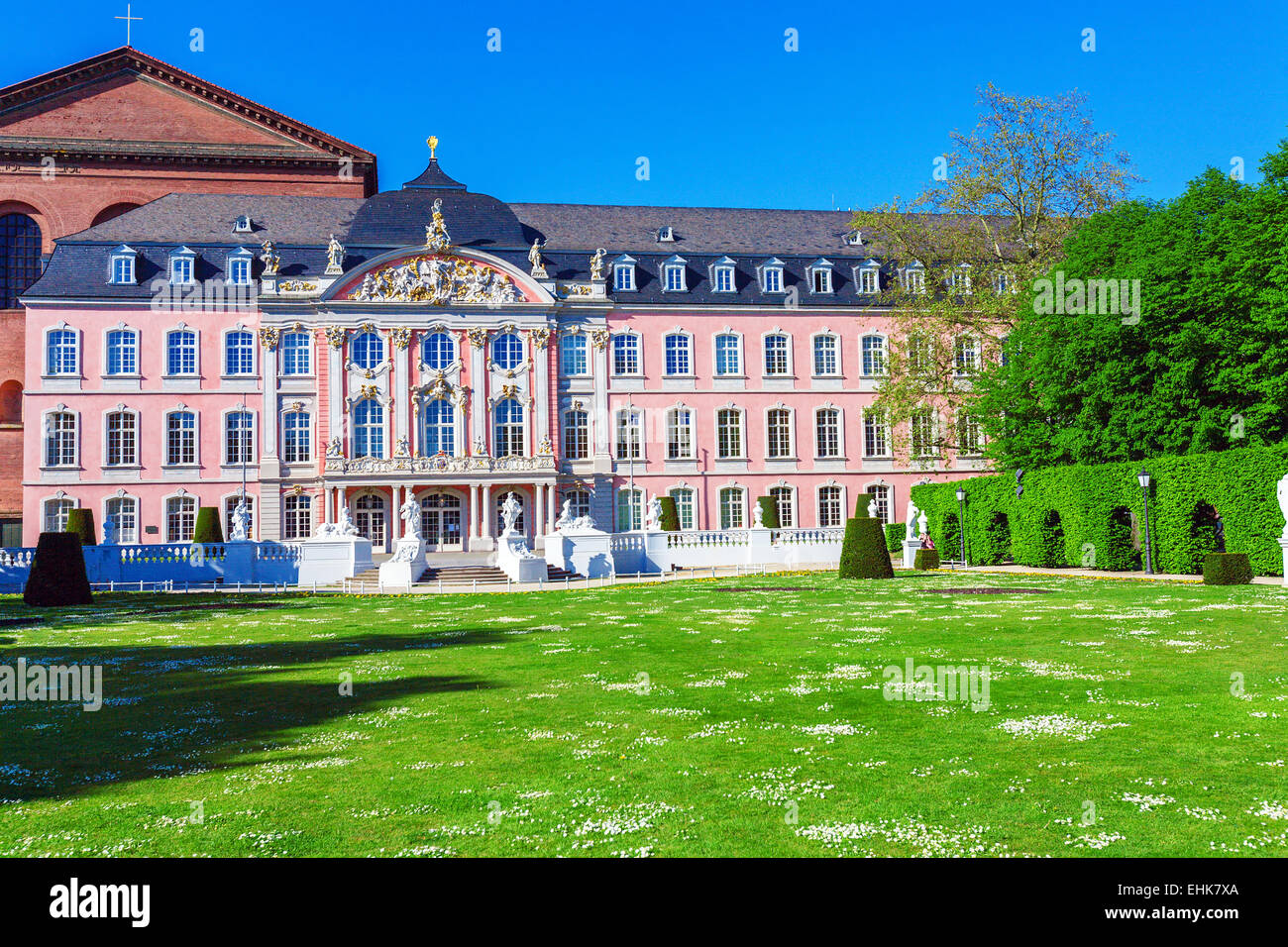 Baroque Kurfurstliches Palace, Trier, Germany Stock Photo - Alamy