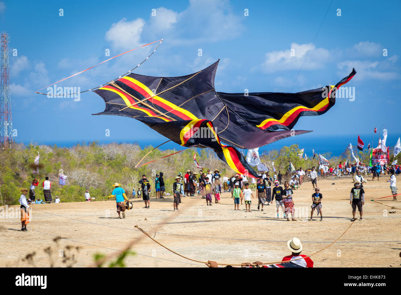 Kite festival in Bali,Indonesia Stock Photo - Alamy