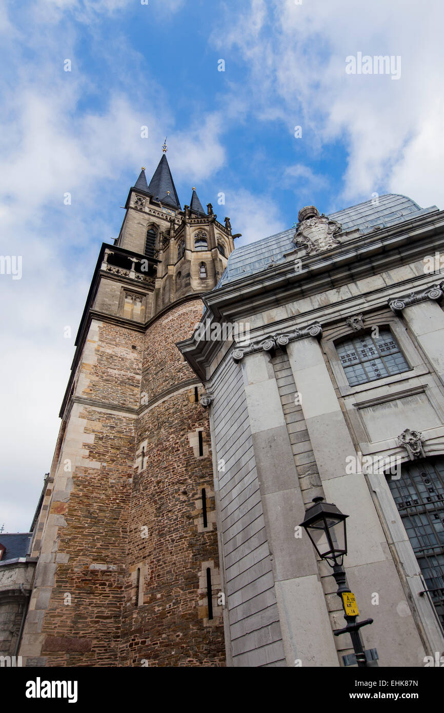 View at Aachen cathedral in Germany Stock Photo - Alamy