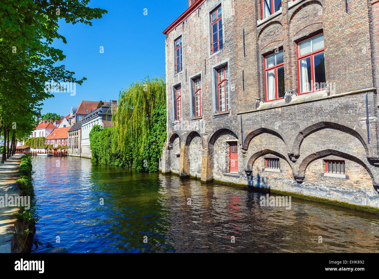 Dijver canal bruges hi-res stock photography and images - Alamy