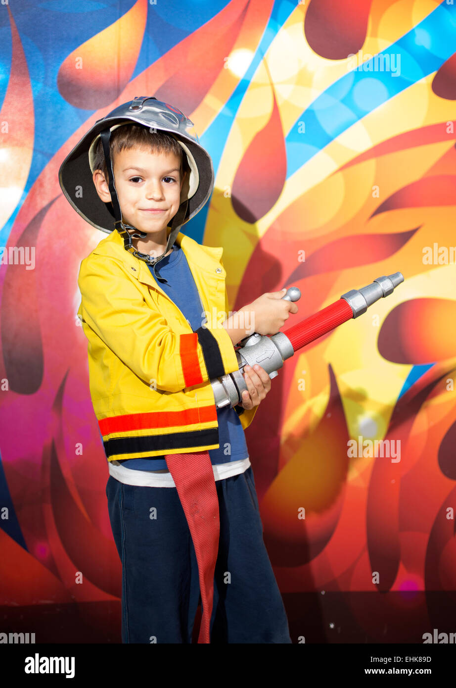 Fireman costume hi-res stock photography and images - Alamy