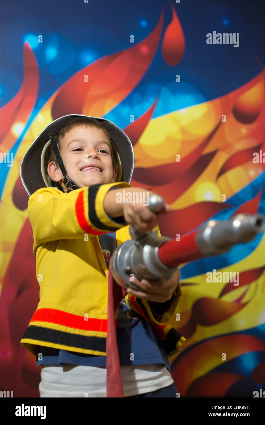 Fireman jacket child hi-res stock photography and images - Alamy