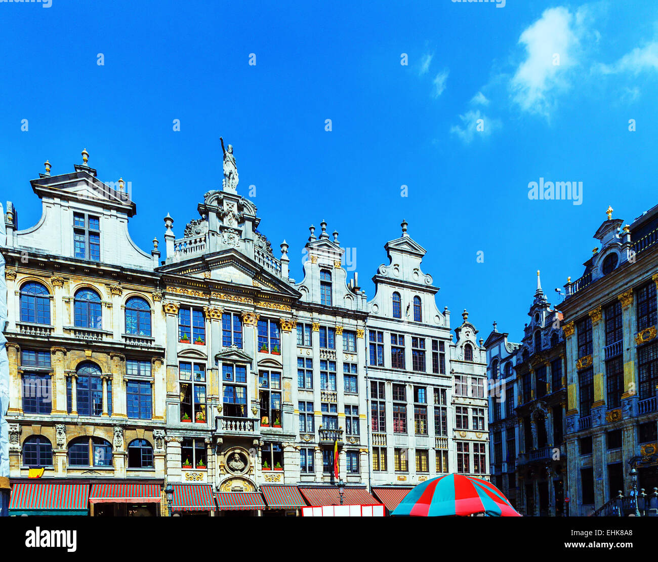Guildhalls on the Grand Place, Brussels Stock Photo - Alamy