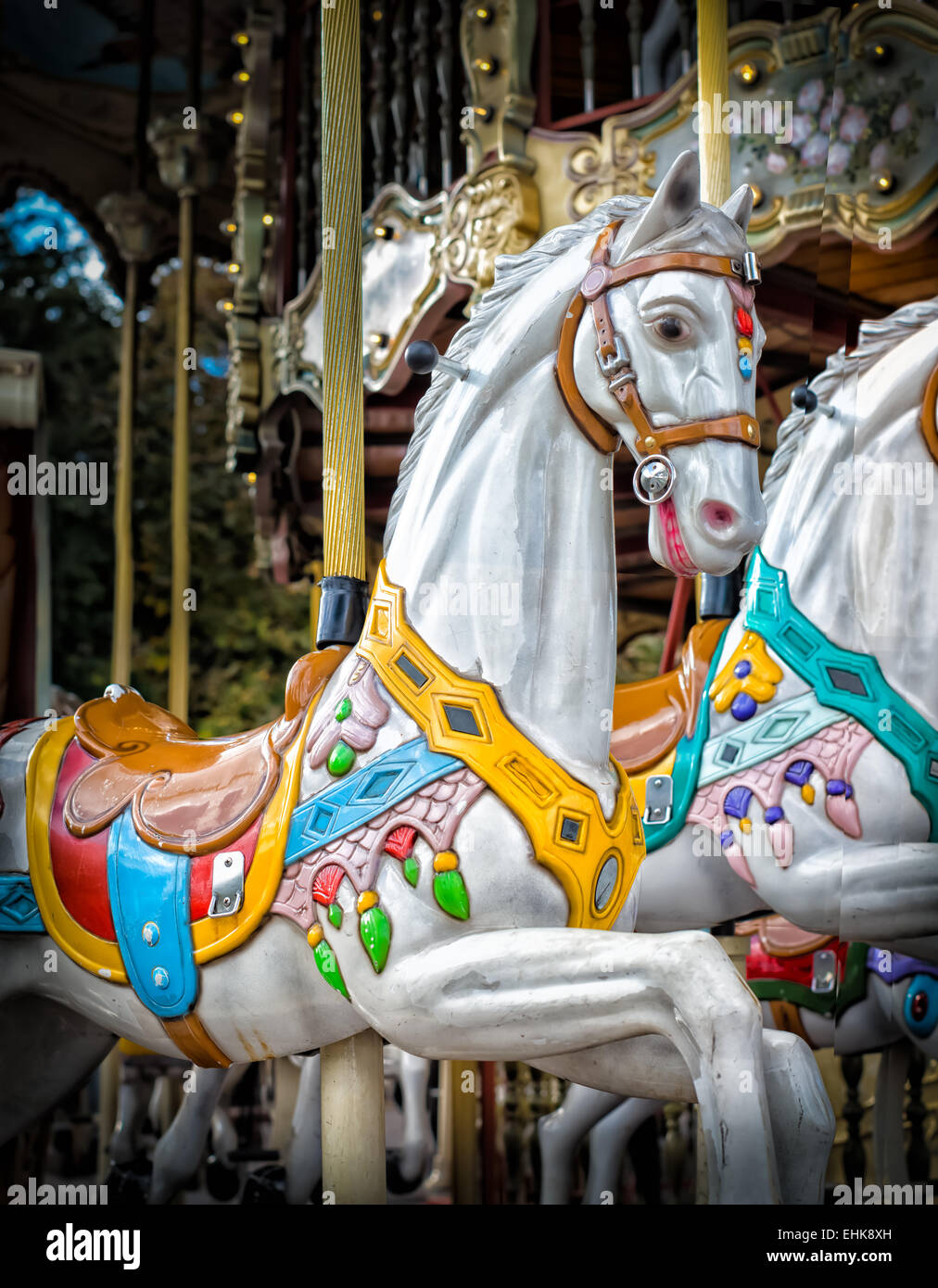 Beautiful Horse Carousel High Resolution Stock Photography and Images ...