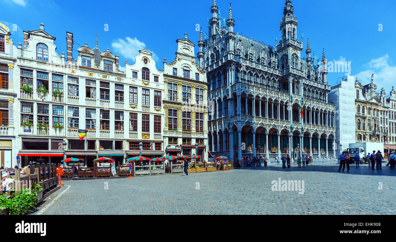 Guild houses grand place hi-res stock photography and images - Alamy