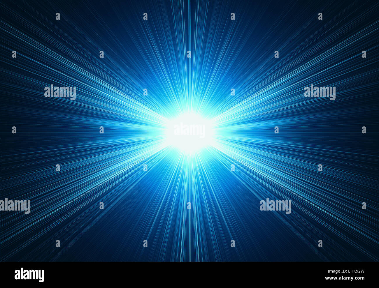 Blue sunburst hi-res stock photography and images - Alamy