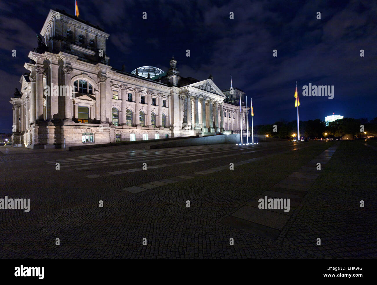The Reichstag building (1884-1894) seat of the German parliament ...
