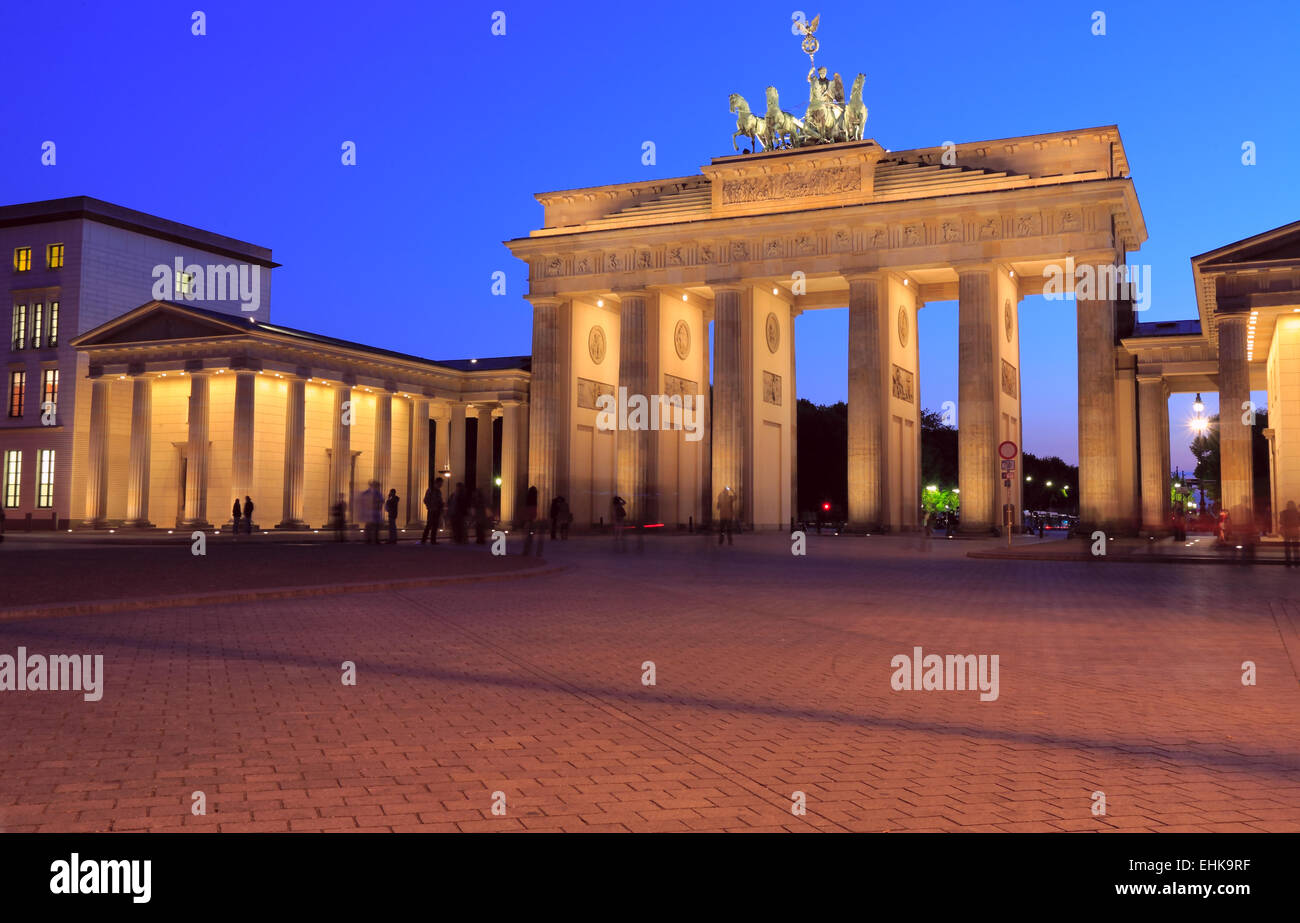Brandenburger Tor (The Brandenburg Gate) (1788-1791) designed by Carl ...