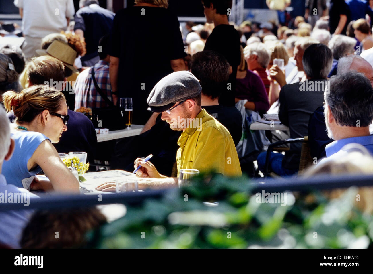 Pavement restaurant. Copenhagen. Denmark. Scandinavia Stock Photo - Alamy