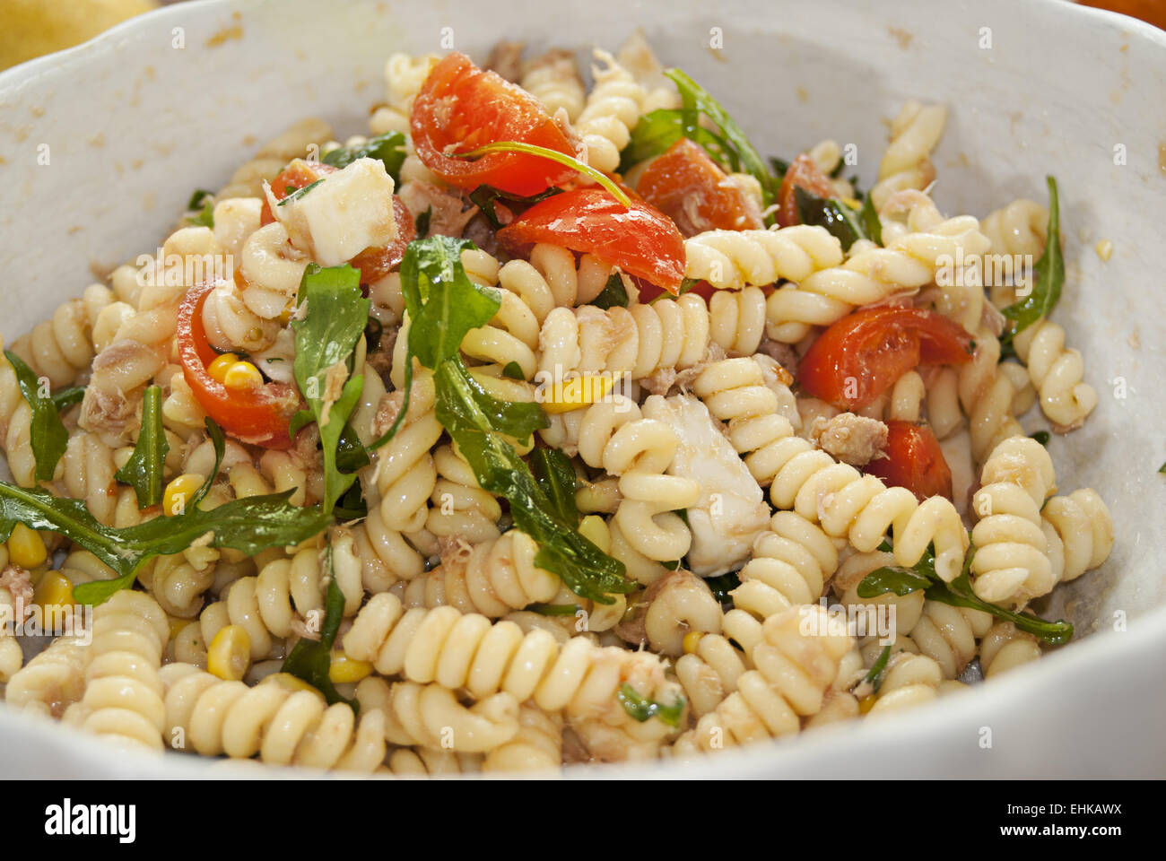 salad of oasta Stock Photo - Alamy