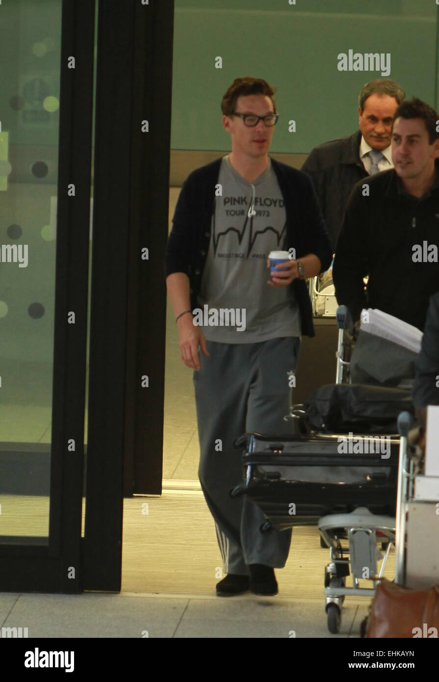 Benedict Cumberbatch arrives back from the Toronto International Film ...