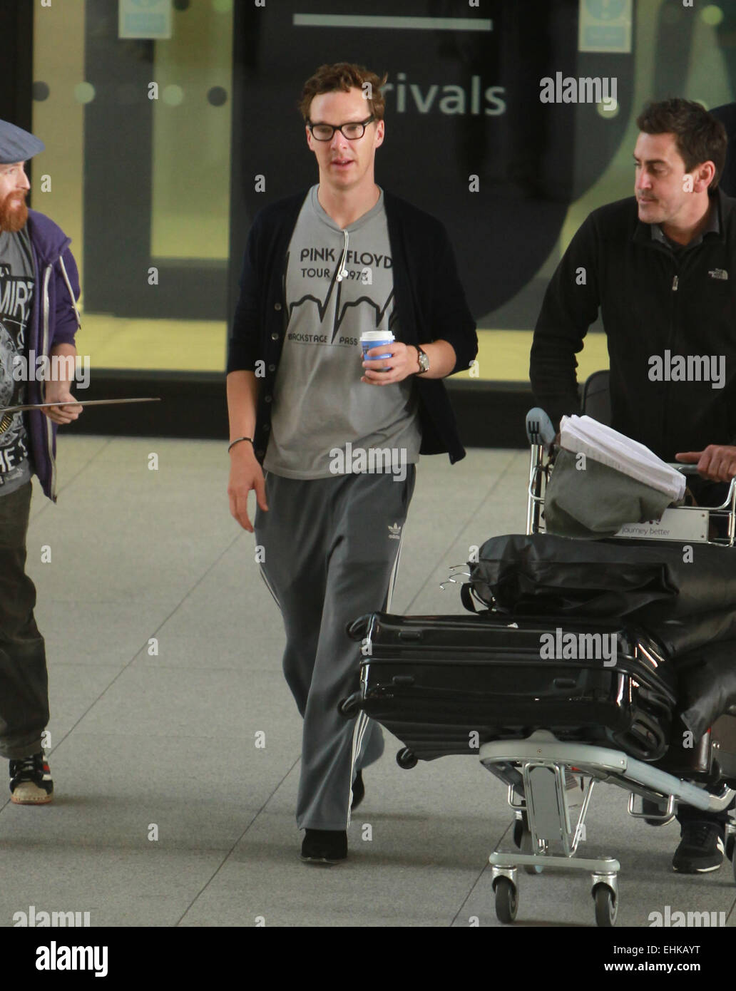 Benedict Cumberbatch arrives back from the Toronto International Film ...