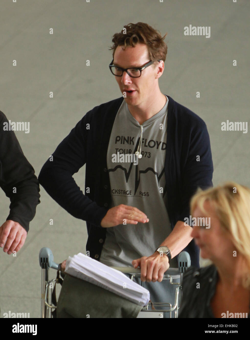 Benedict Cumberbatch arrives back from the Toronto International Film ...