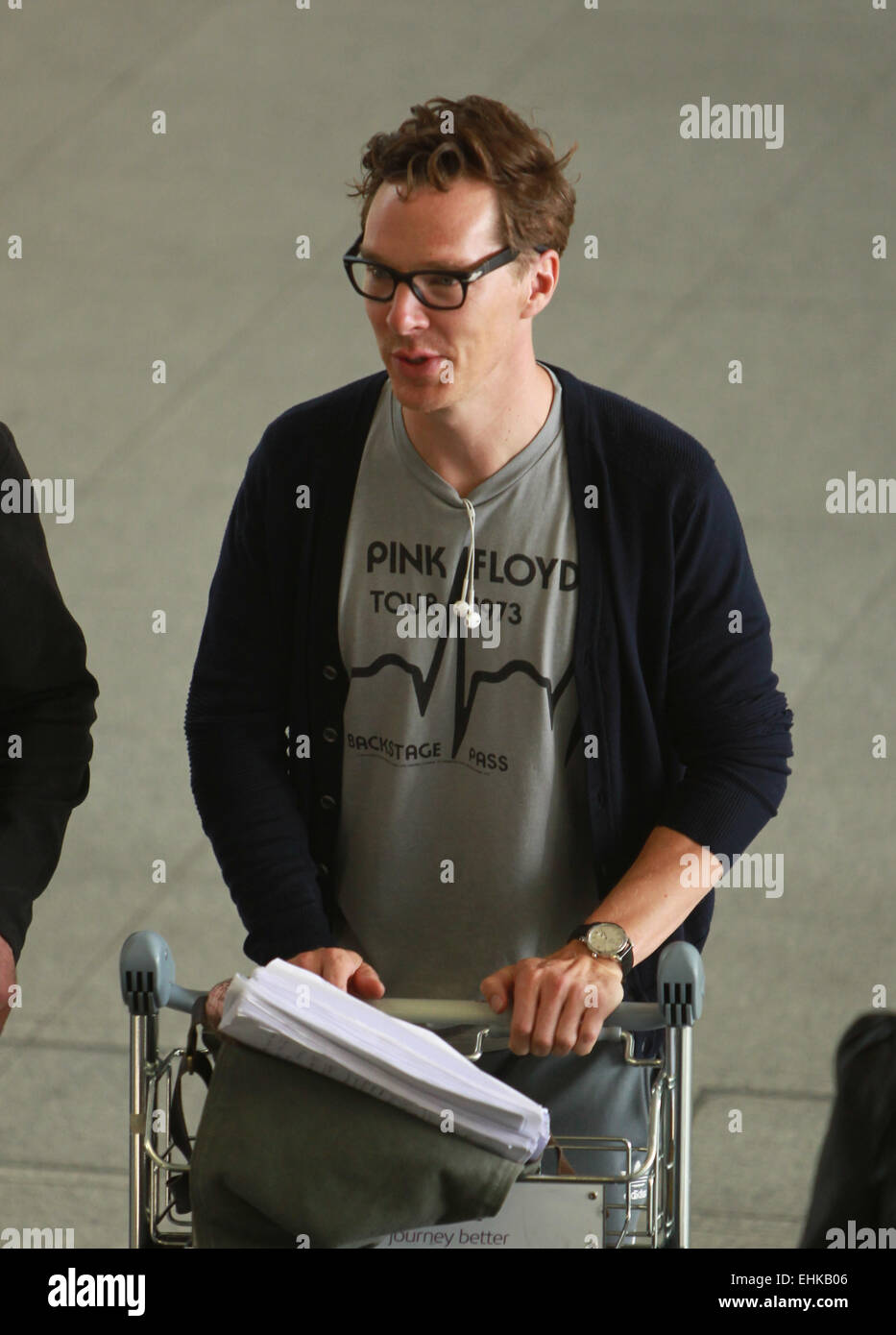 Benedict Cumberbatch arrives back from the Toronto International Film ...