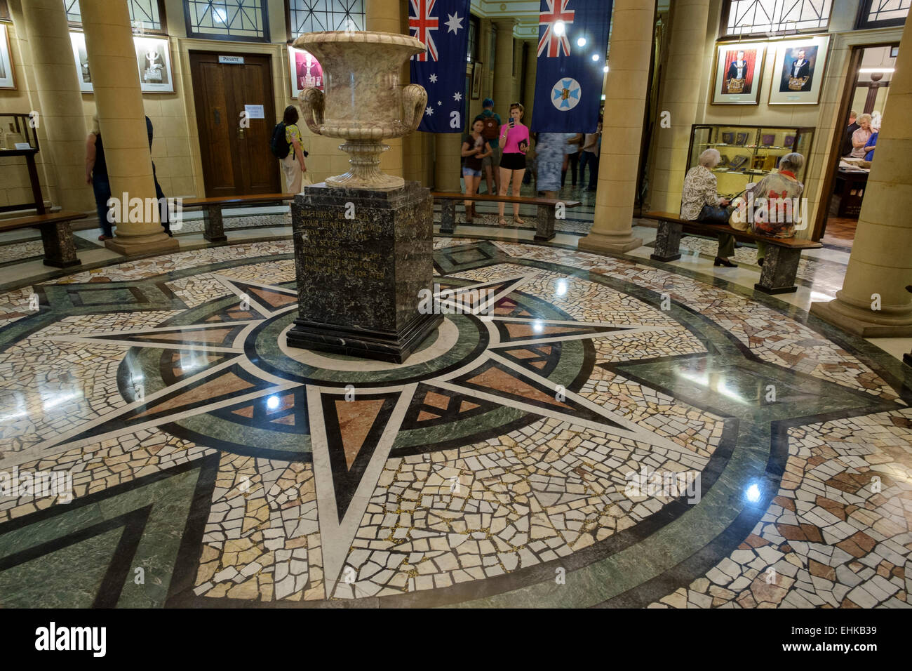 Masonic Memorial Temple - Brisbane Open House Stock Photo - Alamy