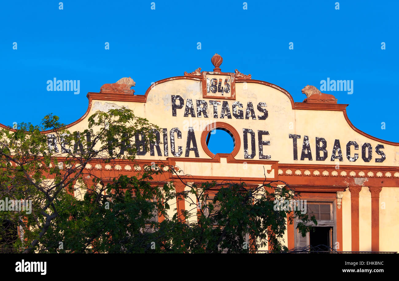 Partagas tobacco factory hi-res stock photography and images - Alamy