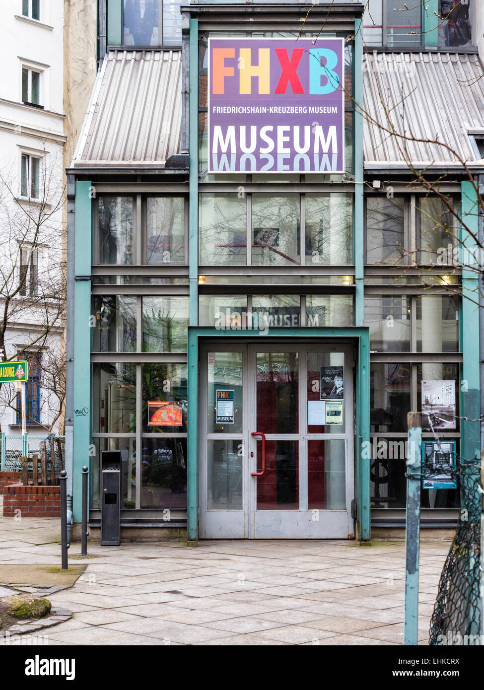 FHXB Friederichshain Kreuzberg Museum entrance and Exterior. Museum of ...