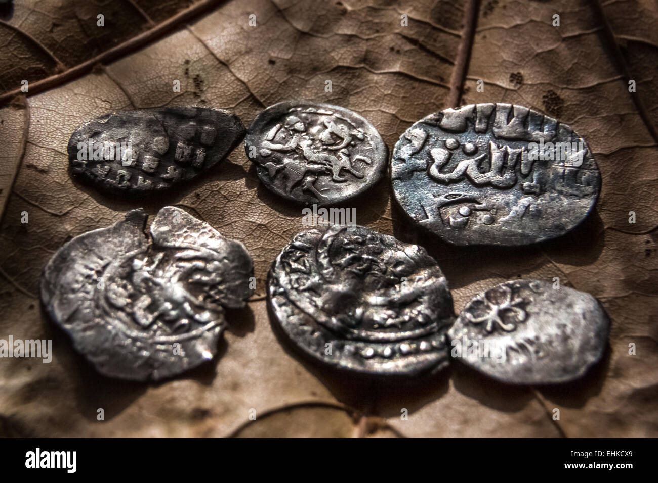 Silver coins medieval hi-res stock photography and images - Alamy