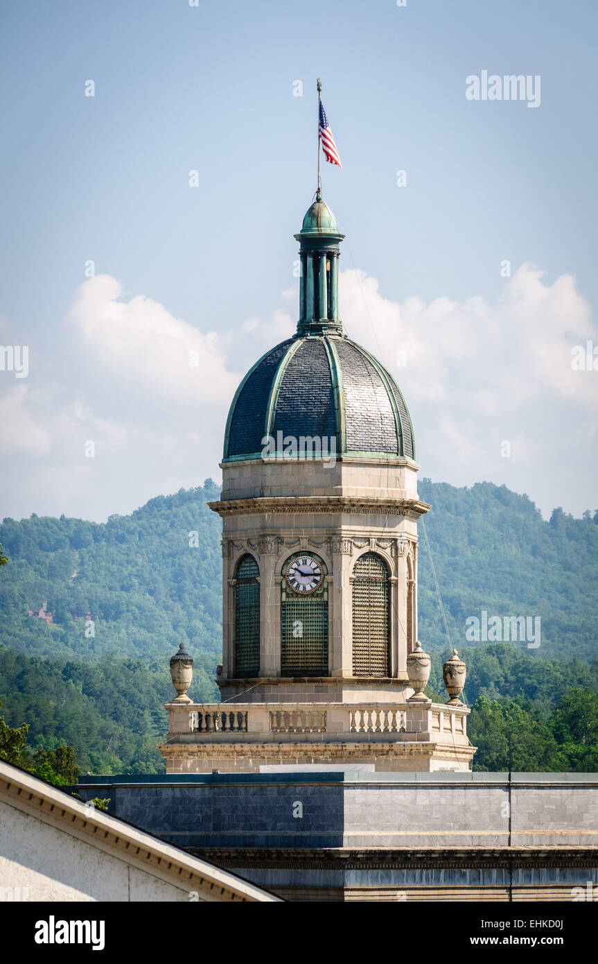 Cupola, Cherokee County Courthouse, Murphy, North Carolina Stock Photo ...