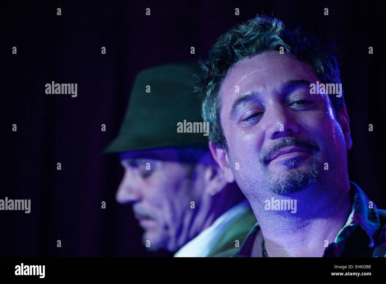 Huey Morgan, lead singer and guitarist of the Fun Loving Lovin ...