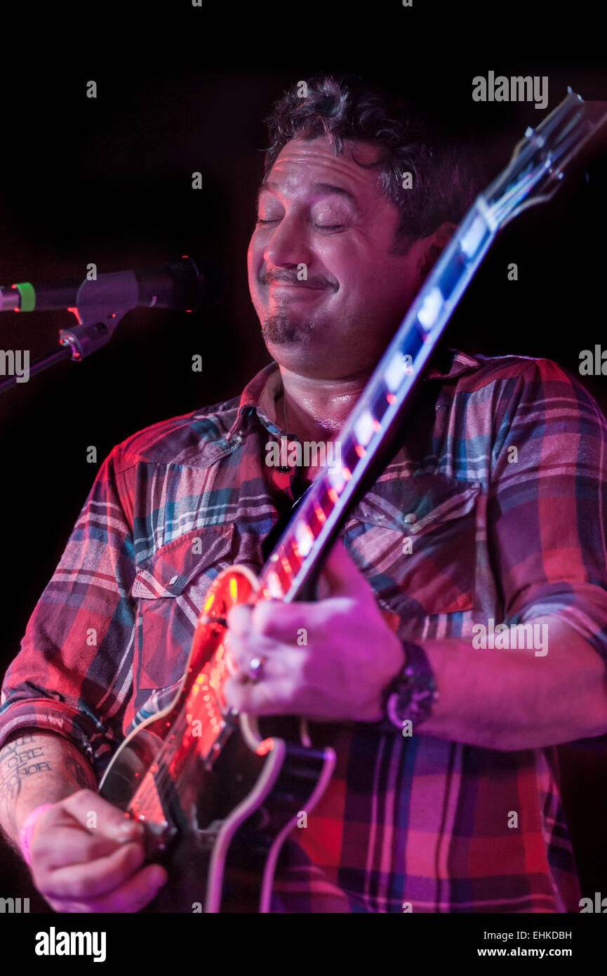 Huey Morgan, lead singer and guitarist of the Fun Loving Lovin ...