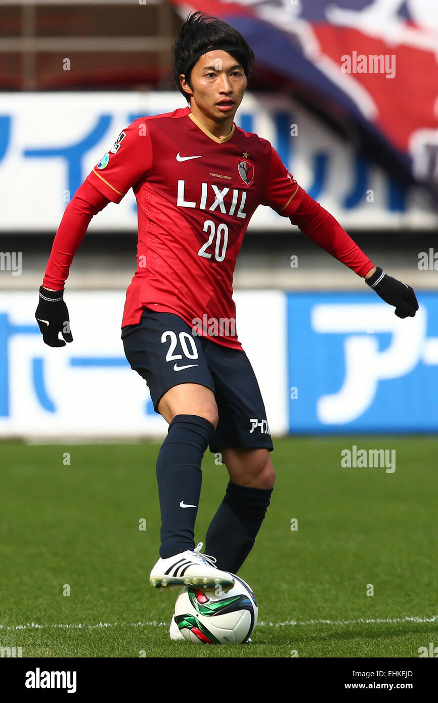 Ibaraki, Japan. 14th Mar, 2015. Gaku Shibasaki (Antlers) Football/Soccer : 2015 J1 League 1st ...