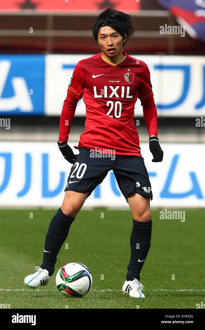 Ibaraki, Japan. 14th Mar, 2015. Gaku Shibasaki (Antlers) Football/Soccer : 2015 J1 League 1st ...