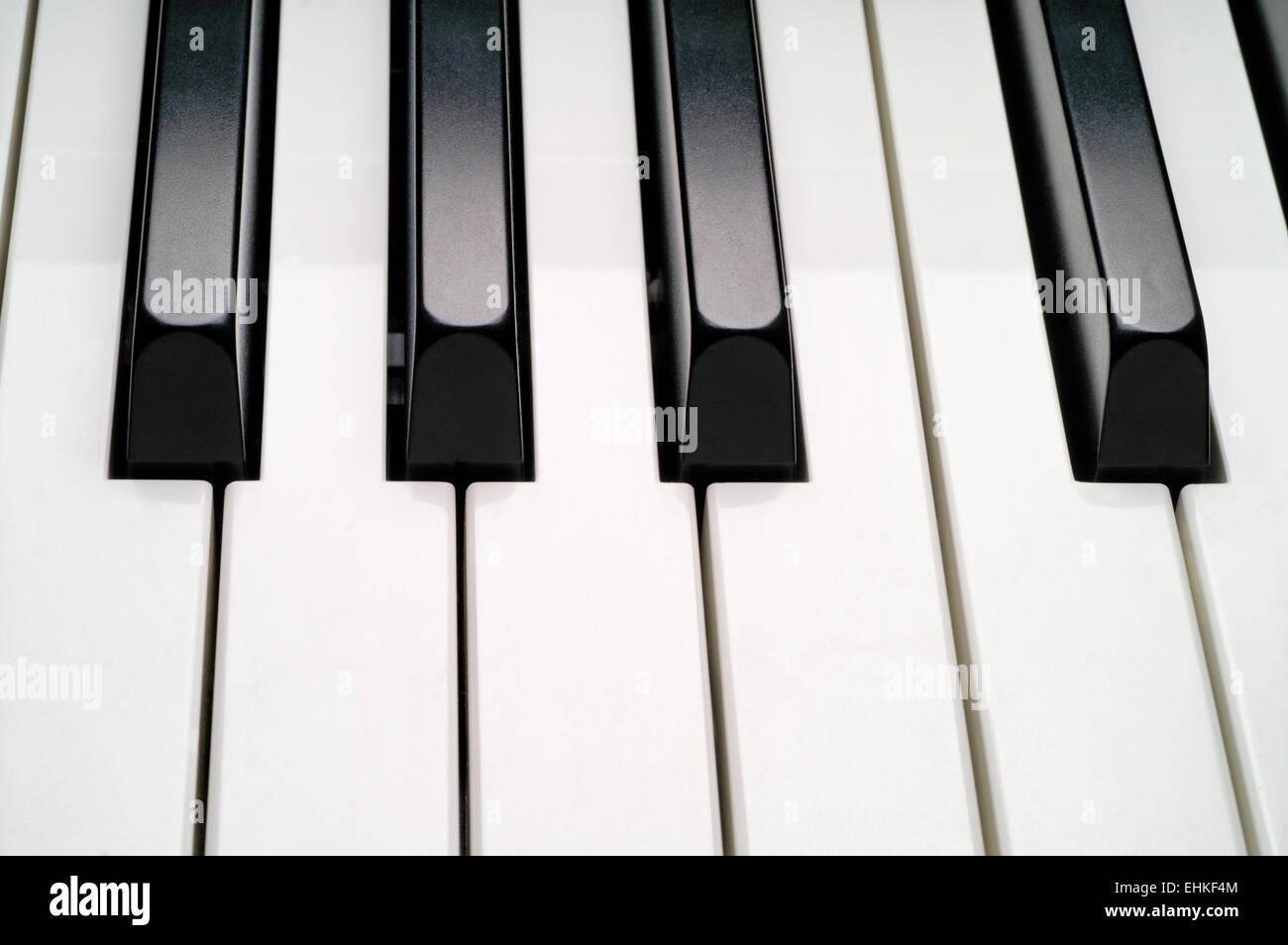 Piano keyboard closeup Stock Photo - Alamy