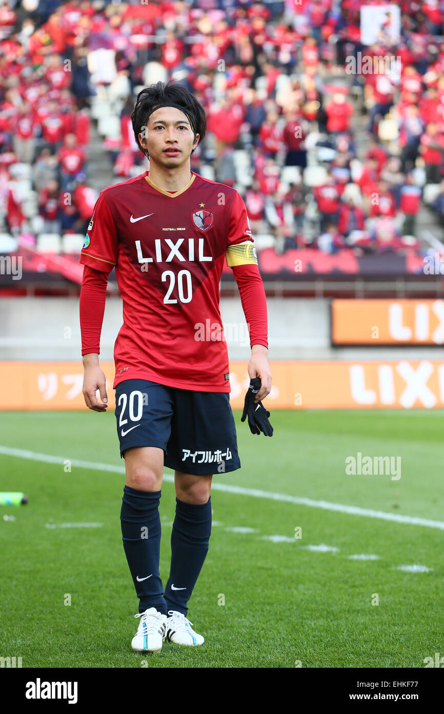 Ibaraki, Japan. 14th Mar, 2015. Gaku Shibasaki (Antlers) Football/Soccer : 2015 J1 League 1st ...