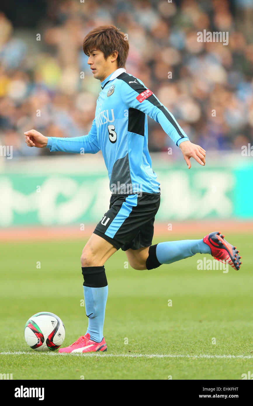 Kanagawa, Japan. 14th Mar, 2015. Shogo Taniguchi (Frontale) Football ...