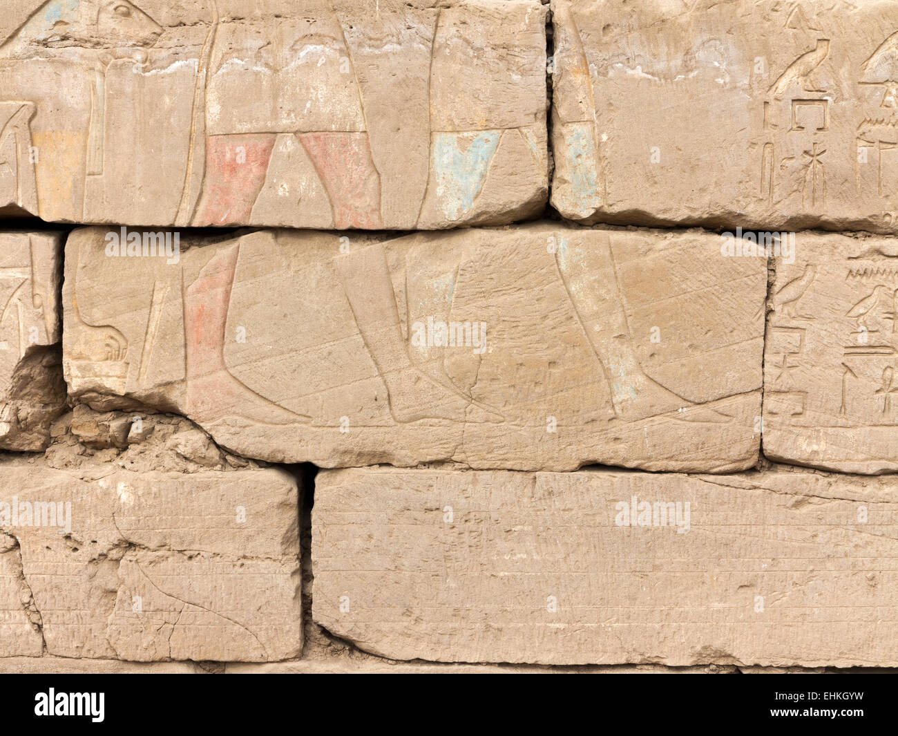 Relief from the circumcision scenes in The Temple of Mut the Great at ...