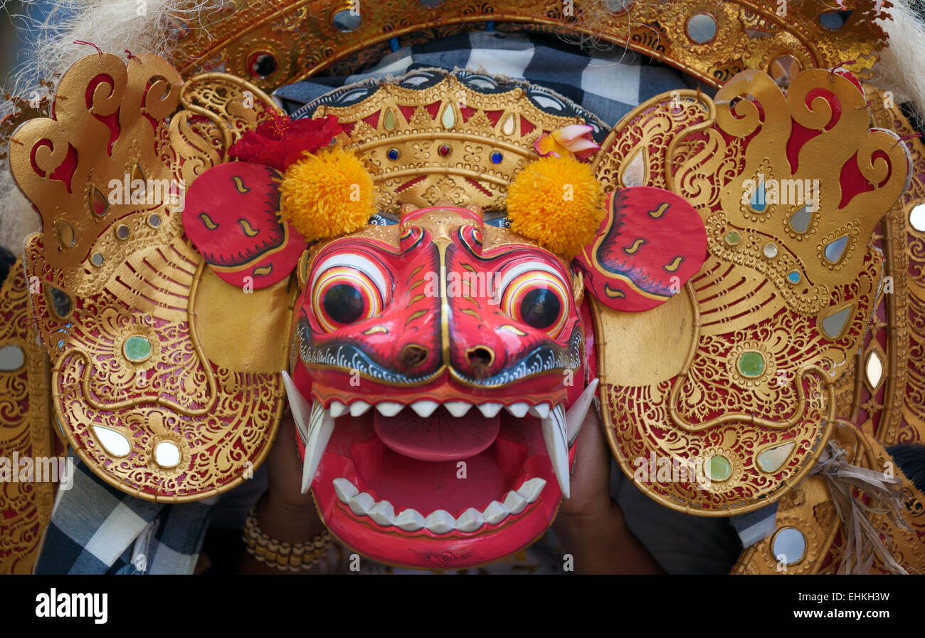 Barong lion mask hi-res stock photography and images - Alamy