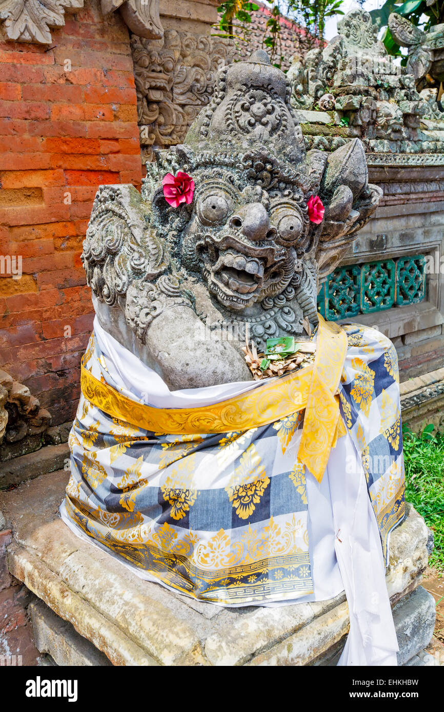 Typical Demon statue in Ubud, Bali, Indonesia Stock Photo - Alamy
