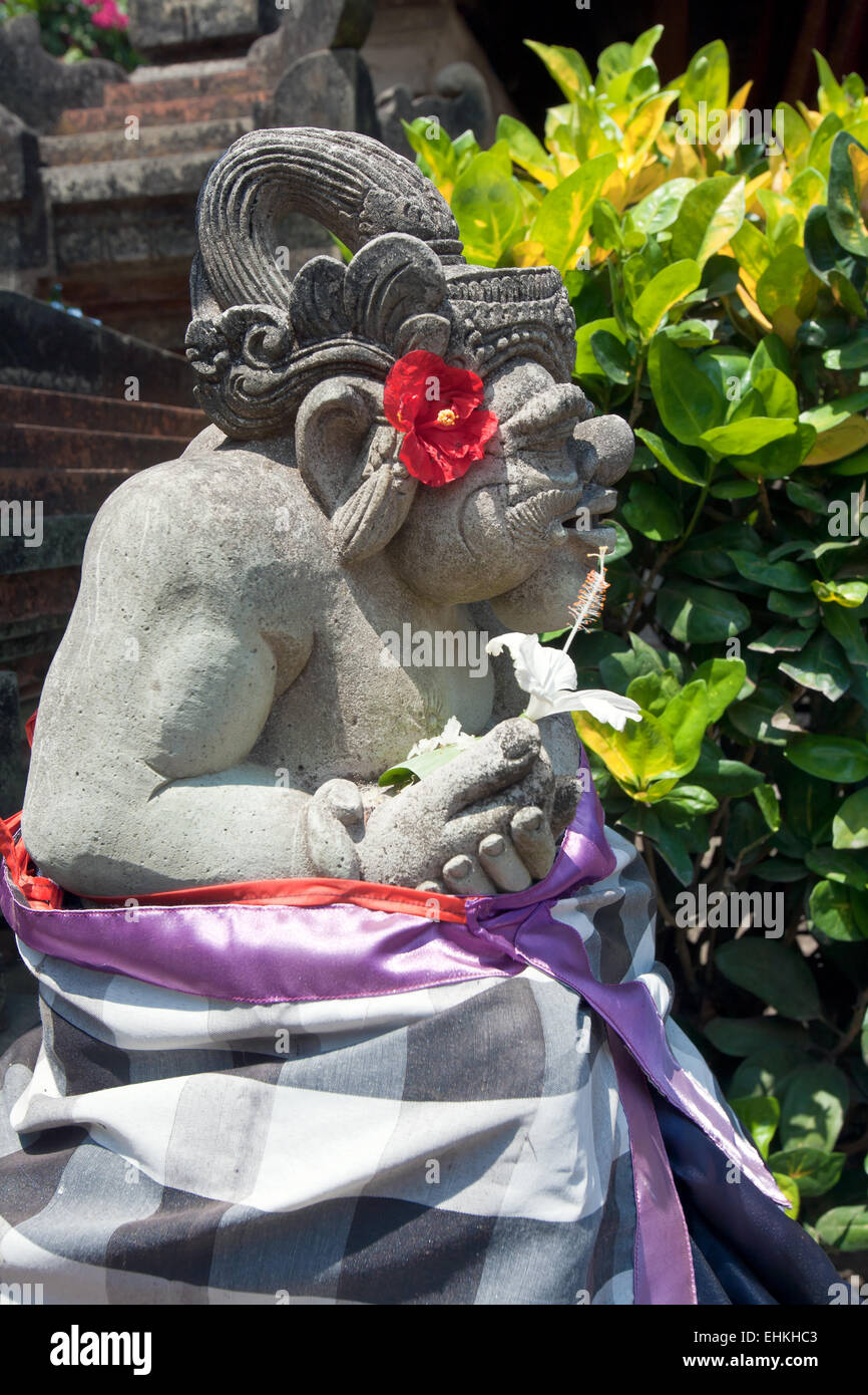 Demon statue in temple garden, Ubud, Bali, Indonesia Stock Photo - Alamy