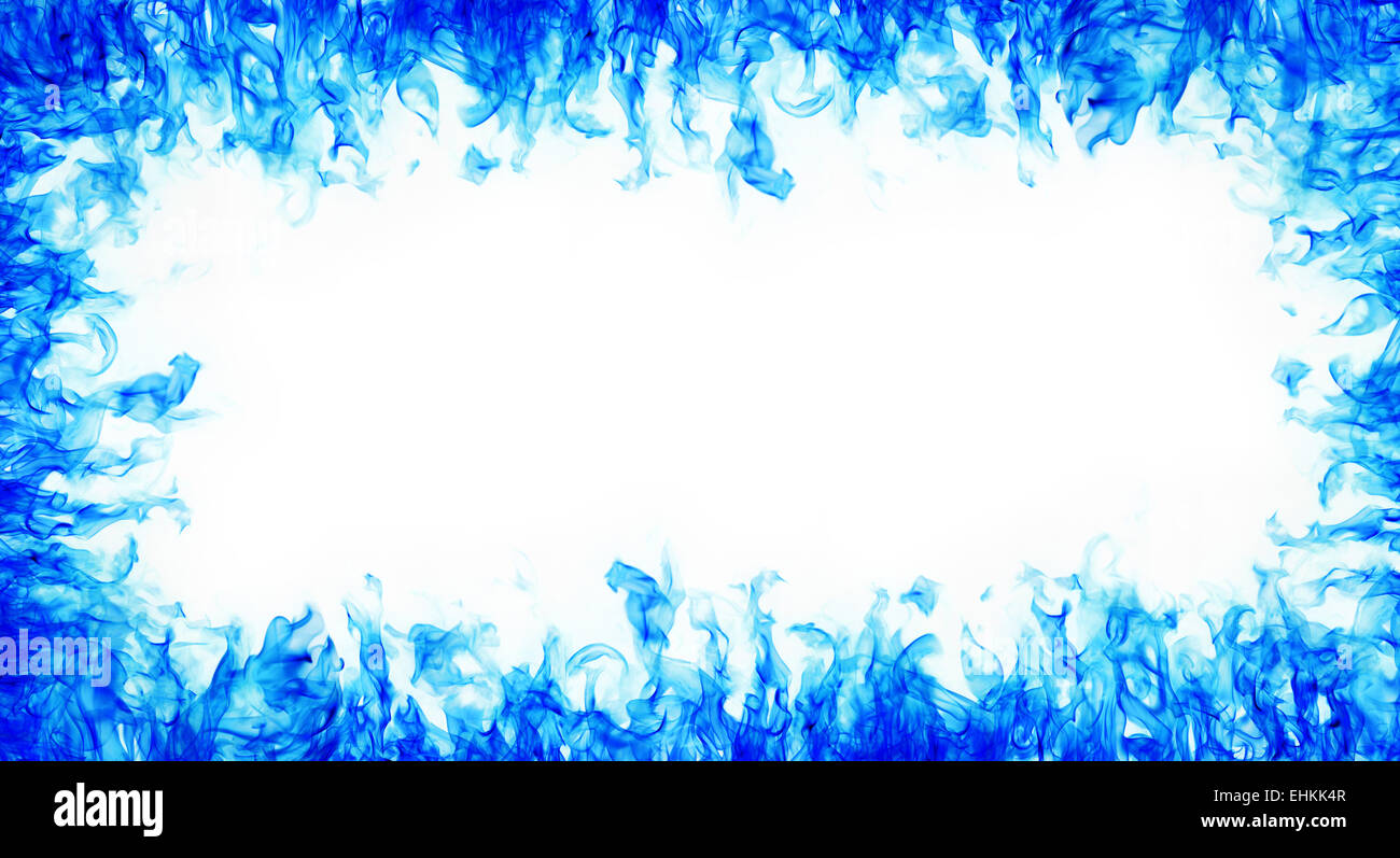 Blue fire frame hi-res stock photography and images - Alamy