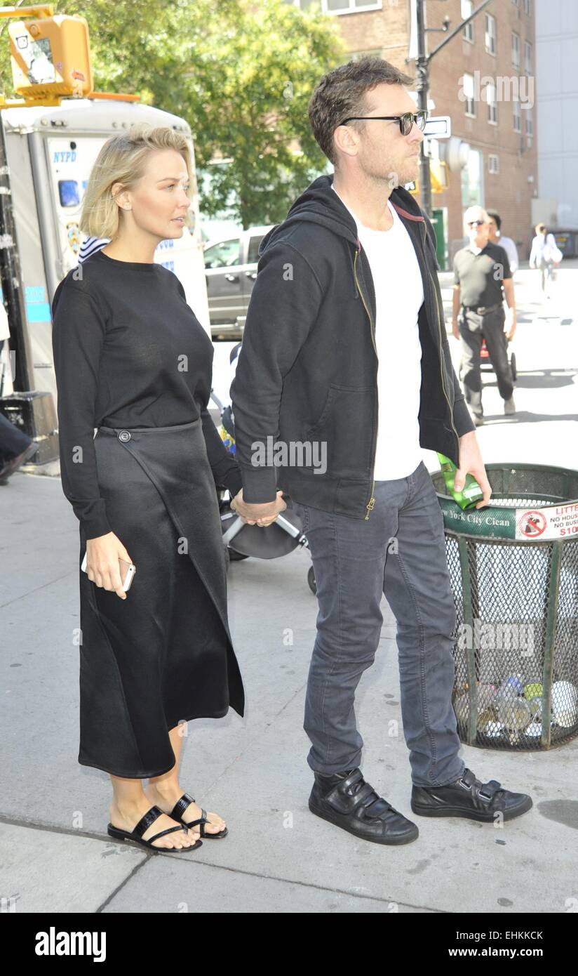 Sam Worthington and Lara Bingle out for a stroll Featuring: Sam ...