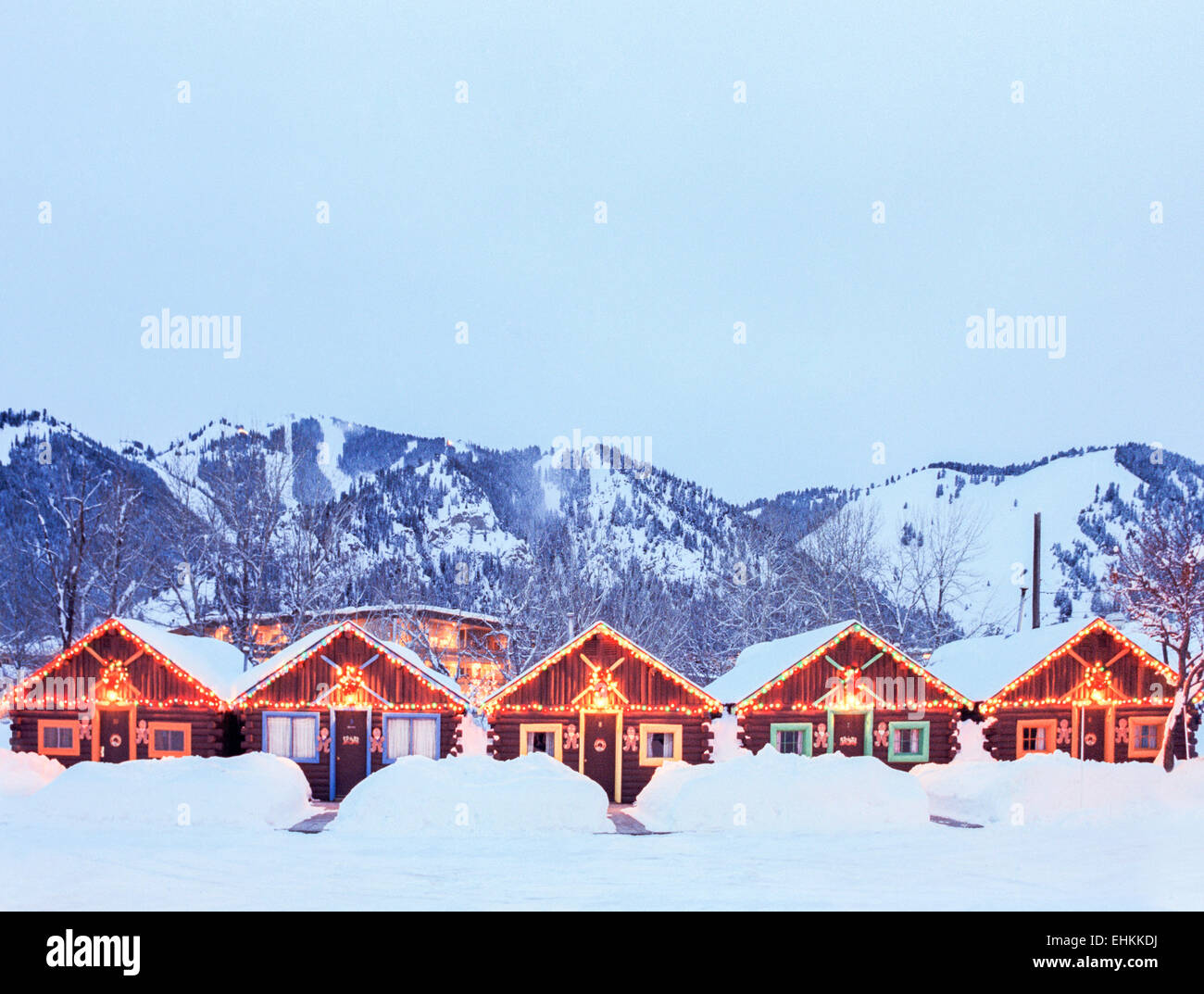 HAILEY, IDAHO - January 15: Hailey, Idaho on January 15, 1998 Stock ...