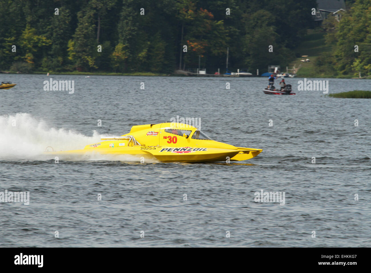 Boat NM30 by Budget Buster Racing. Joey's Pizza and Pennzoil sponsors ...