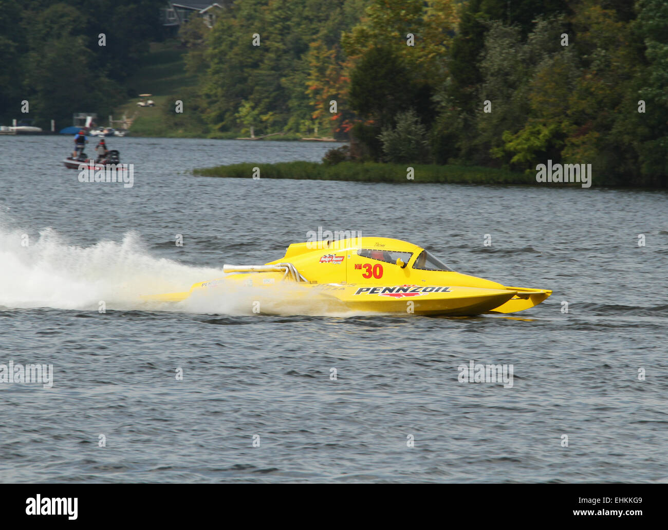 Boat NM30 by Budget Buster Racing. Joey's Pizza and Pennzoil sponsors ...