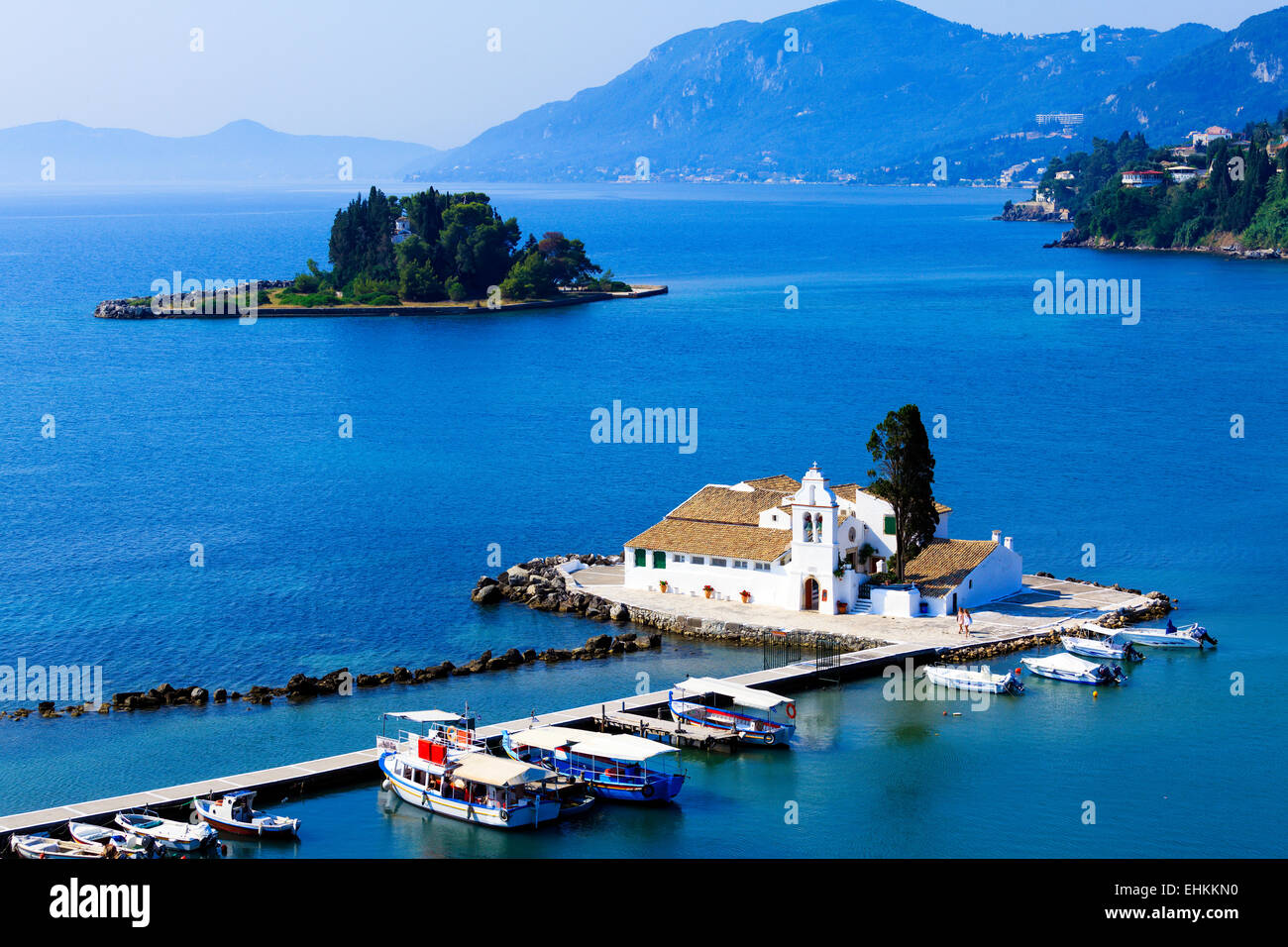 Corfu greece sunset hi-res stock photography and images - Alamy